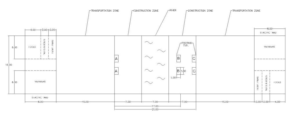 Site Plan | ASCE Steel Bridge Competition 2017
